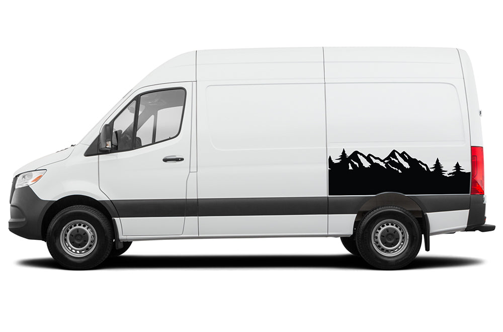 Back Mountain Graphics Vinyl Decals Compatible with Mercedes Sprinter
