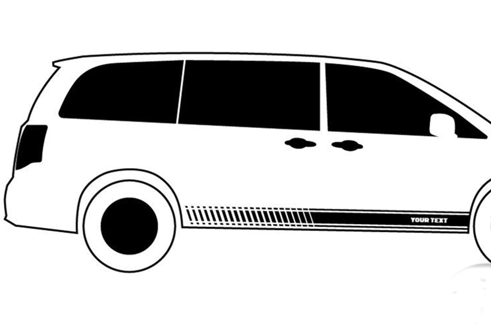 Lower Side Stripes Vinyl Graphics Custom Decals For Ford Explorer