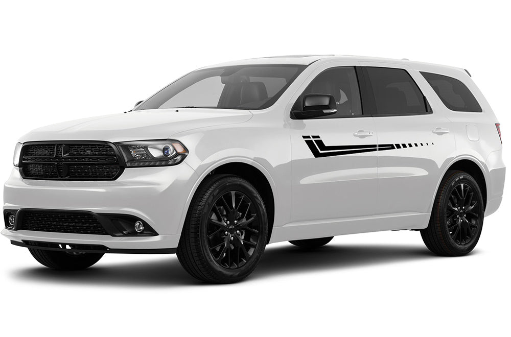 Double Speed Door Side Stripes Vinyl Decals for Dodge Durango