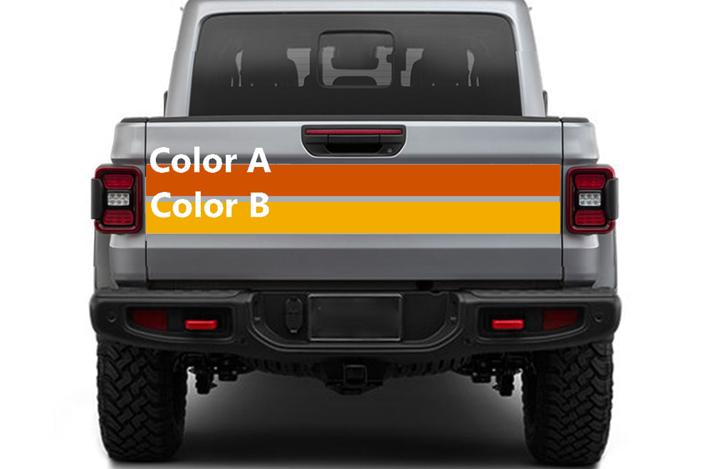 Scrambler Retro Hood Graphics Decals For Jeep Gladiator 2020