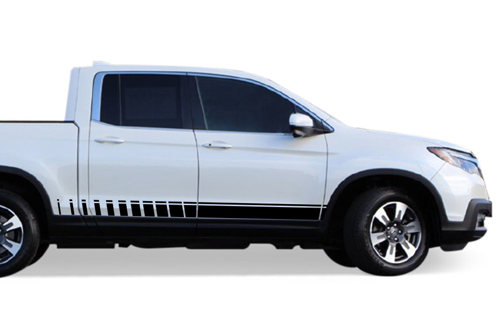 Lower side stripes Graphics vinyl decals for Honda Ridgeline