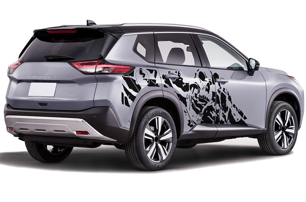 Mountains Door Graphics vinyl decals for Nissan Rogue