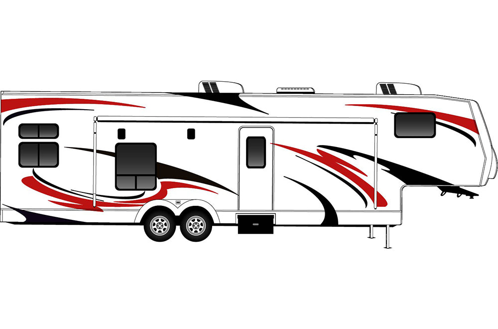 Decals For RV, Trailer Hauler, Camper, Motor-Ηome, Caravan Graphics
